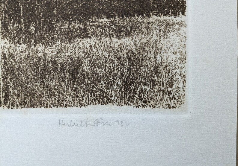 Herbert L. Fink Etching "oaks and Hickories" 1980, Signed - Etsy