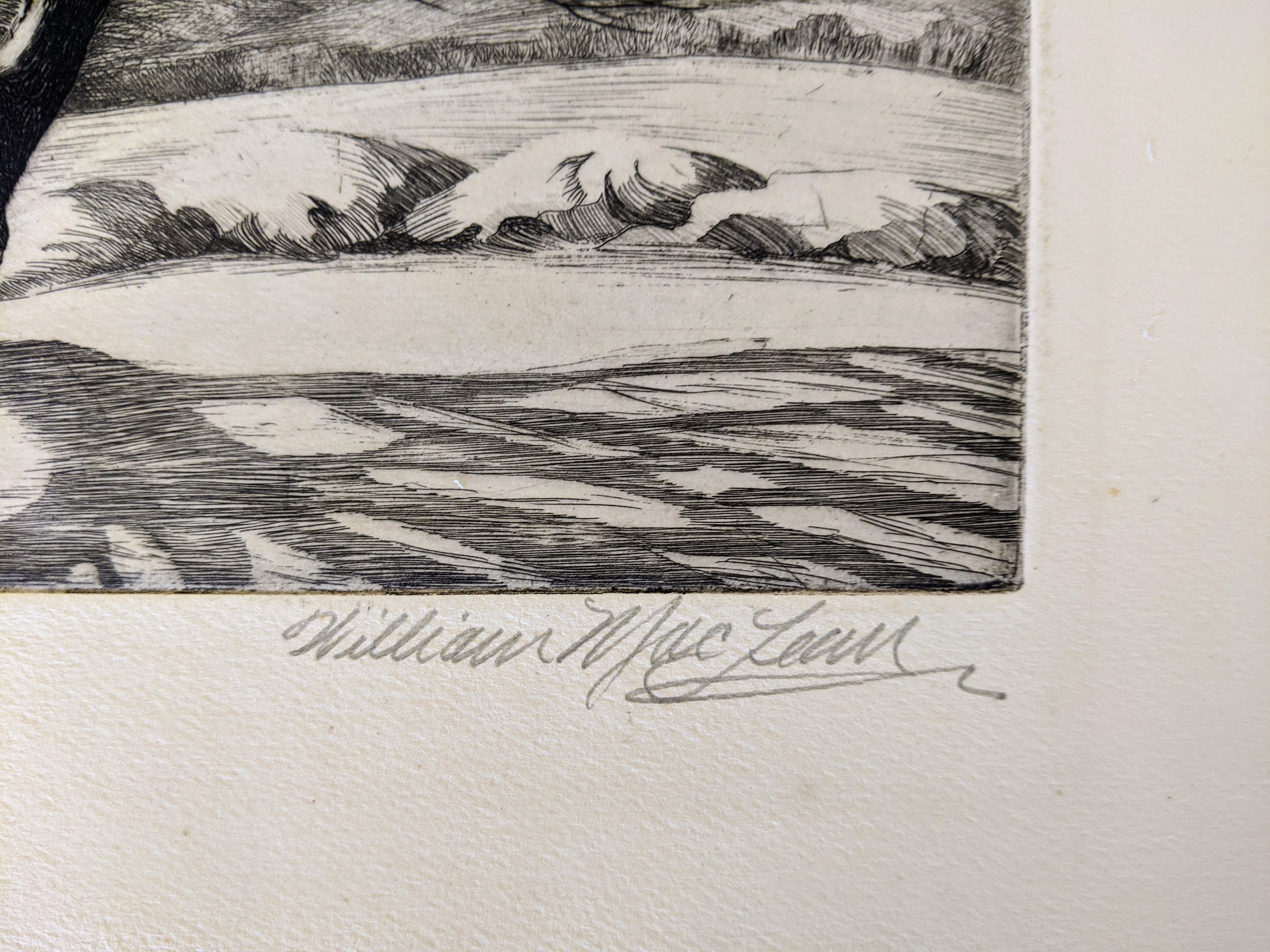 William Maclean Etching silent Night 1945, Pencil Signed - Etsy