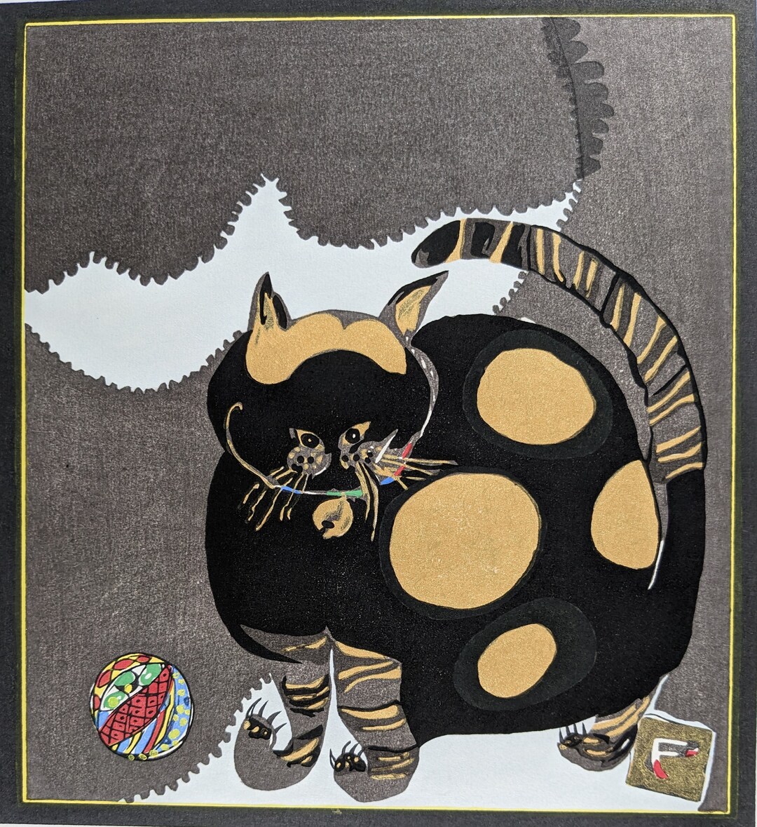Fujiko Hemming (japanese) Woodblock "sonia" 2005, Signed - Etsy