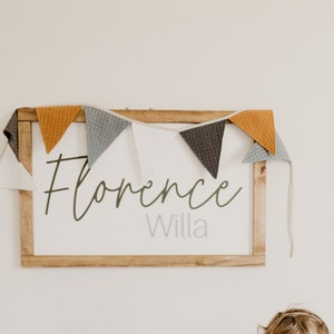 Above Crib Custom Name Sign 3D Nursery Name Cut Out Personalized ...