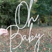Oh Baby Backdrop Oh Baby Shower Oh Baby Sign Gender Reveal Cute Baby ...