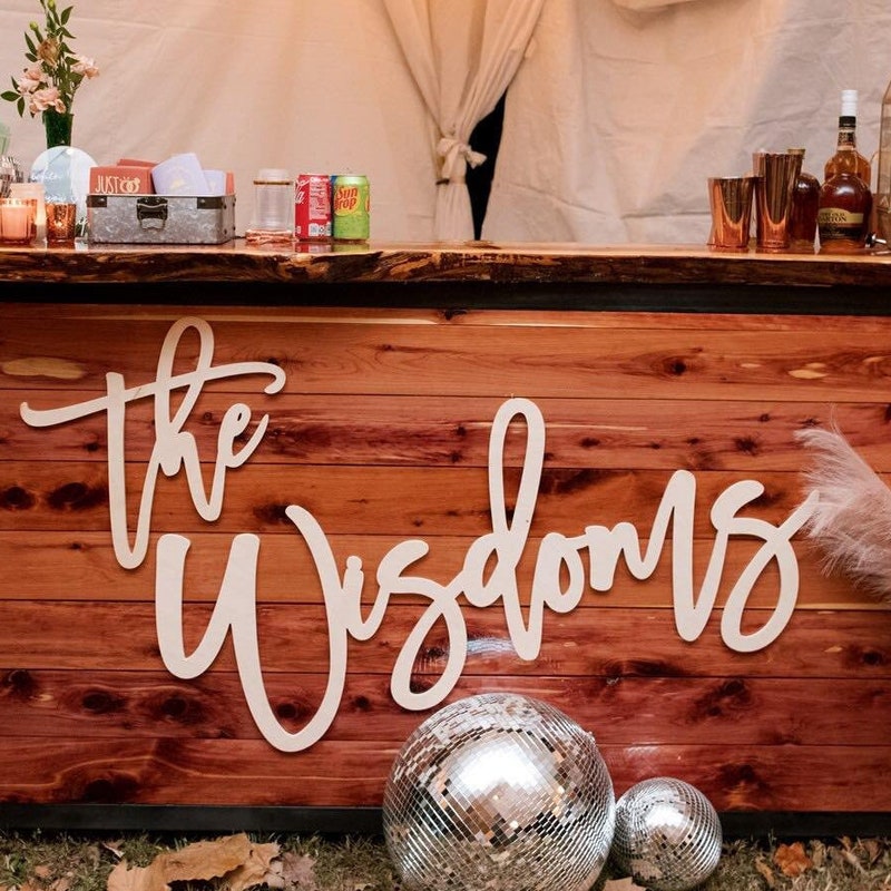 Custom Wood Back Drop Sign - Etsy