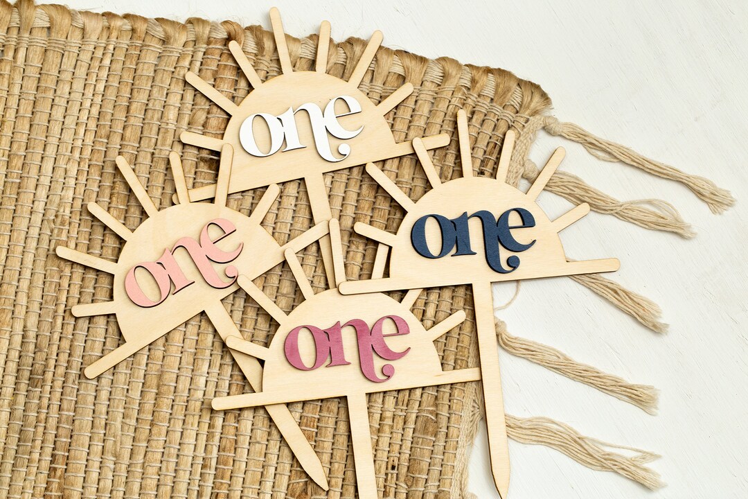 Sun Boho Cake Topper Sun ONE Smash Cake Beach Themed First Birthday ...