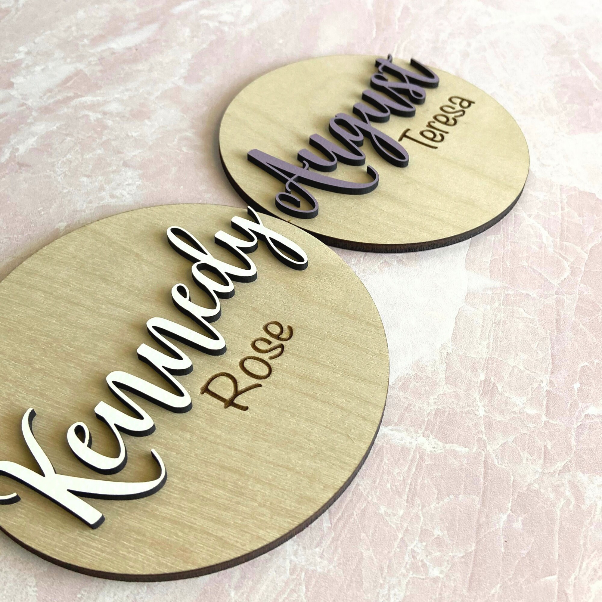 Wooden Baby Name Sign Baby Name Announcement Mini Name Sign - Etsy