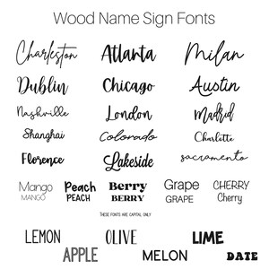 Custom Wood Word Personalized Wood Wall Letters Wooden Name Signs ...