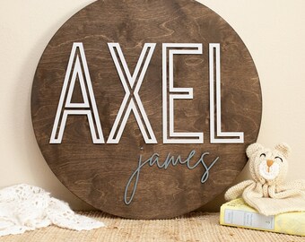 Custom Name Sign Kit Custom Name Circle Diy Personalized - Etsy