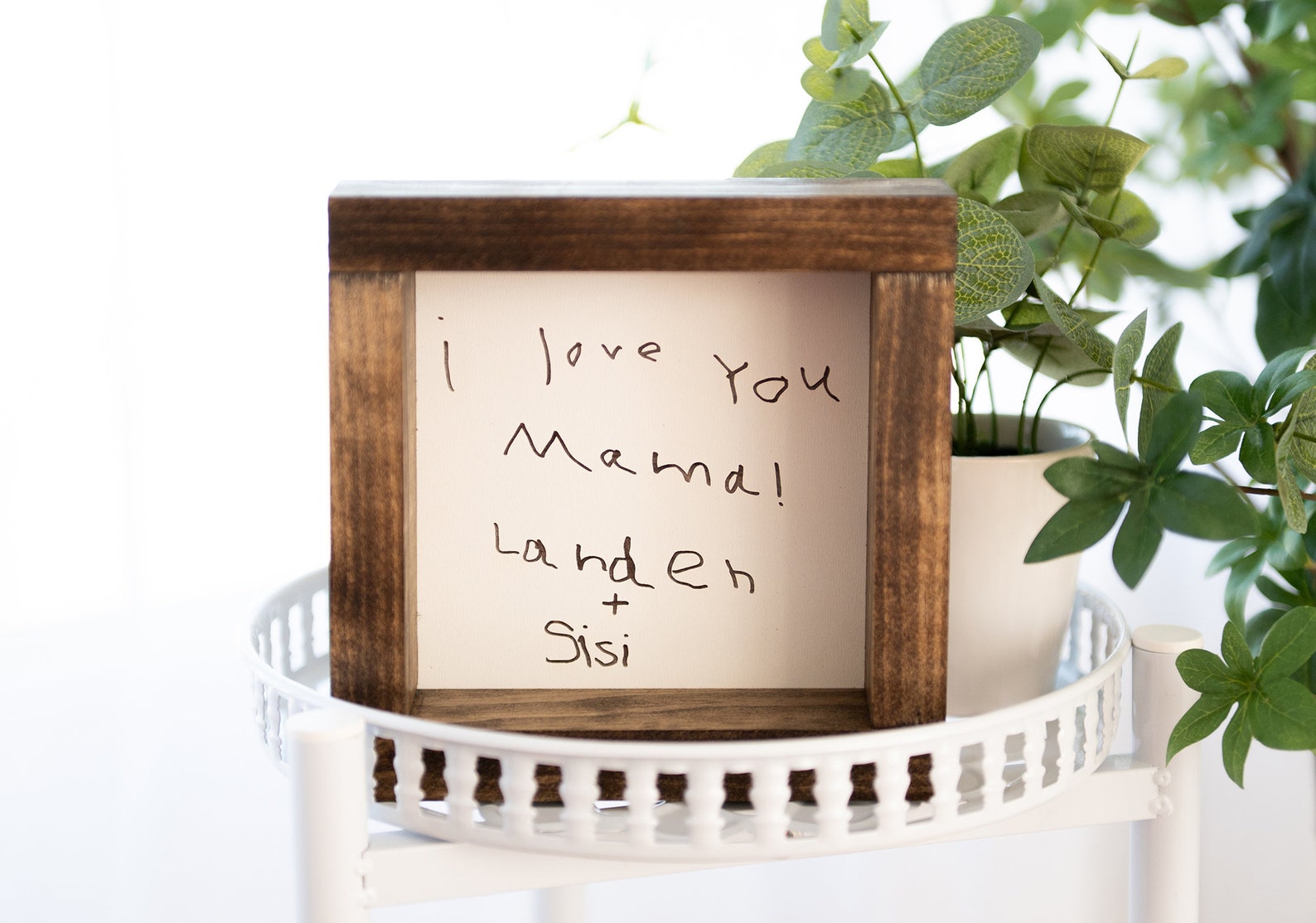Actual Handwriting Gift Engraved Memorial Gift Custom Handwriting Sign ...