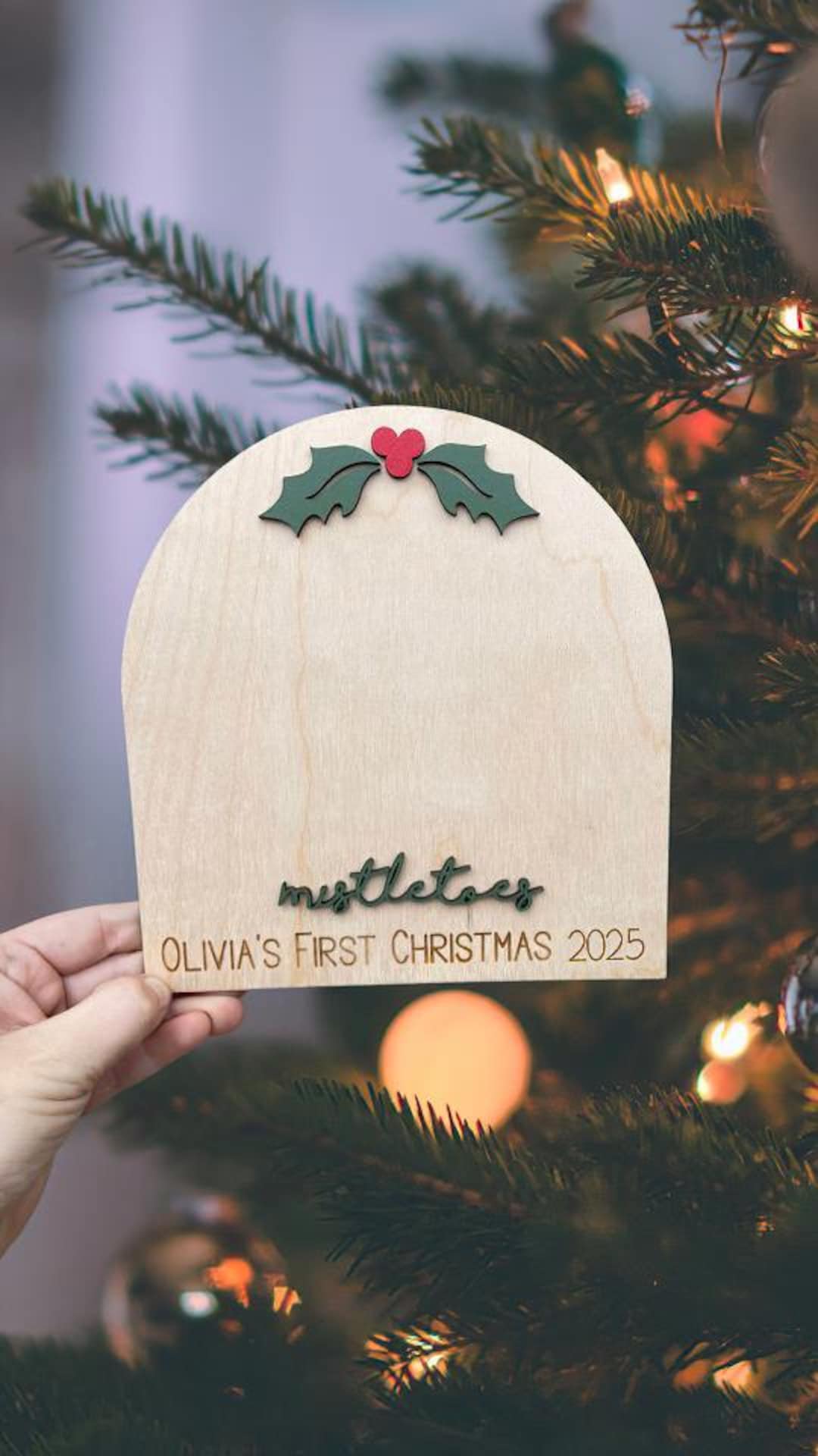 Mistletoes Baby Footprint Mistletoe Craft Baby's First Christmas Craft ...