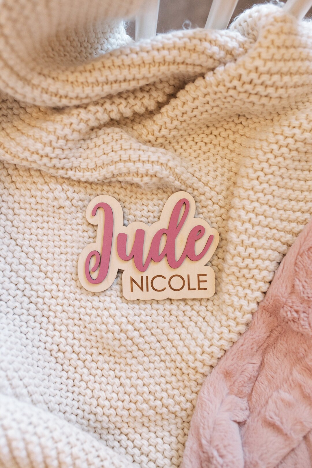 Hospital Name Sign Baby Hospital Name Sign Baby Name Plate Newborn Sign ...