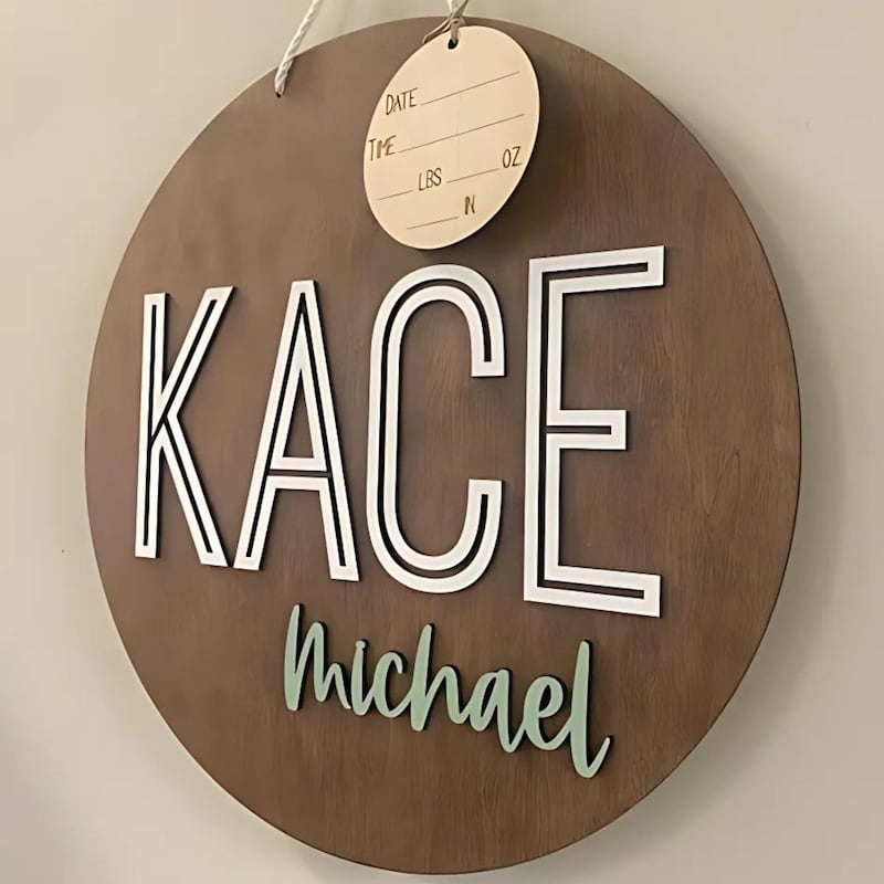 Boy Door Announcement Sign - Etsy