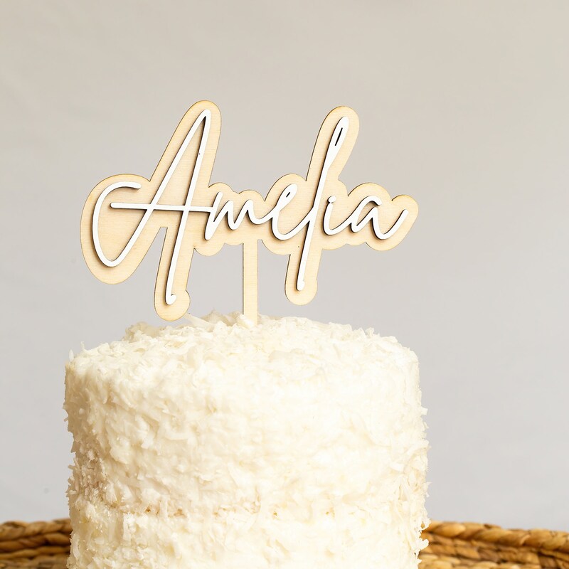 Name Cake Topper - Etsy