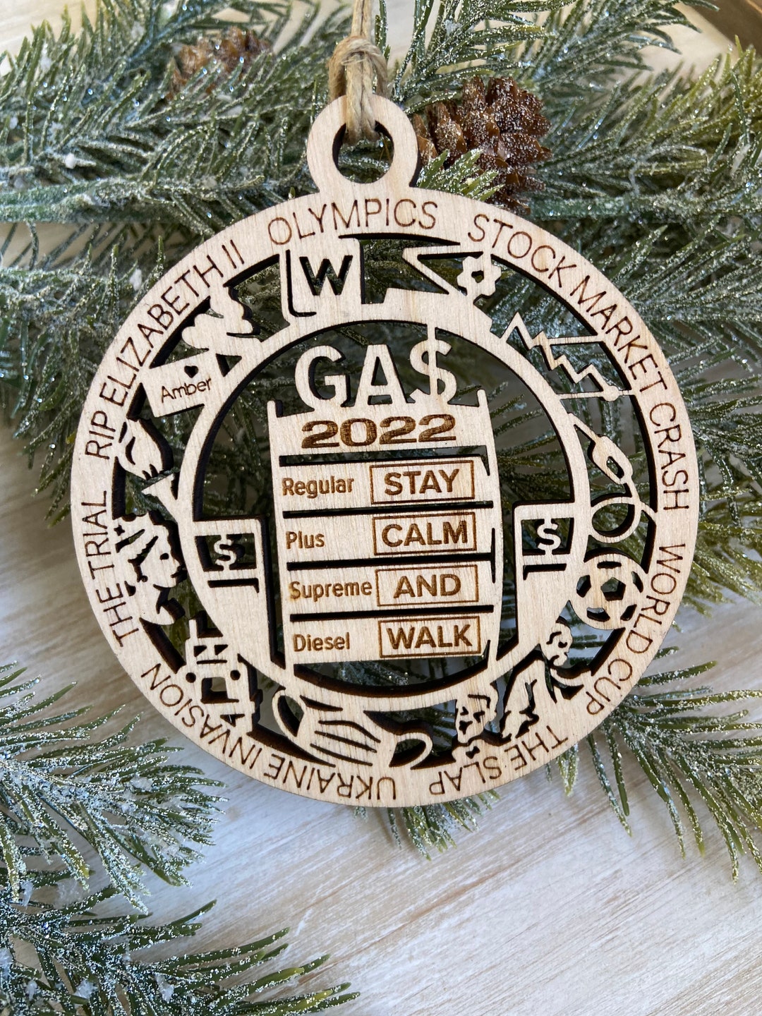 2022 Funny Gas Ornament, Christmas Highlights , 2022 Memories Ornament ...