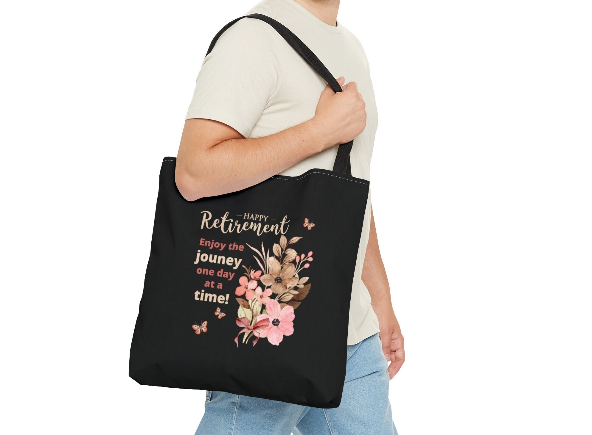 Happy Retirement Tote Bag Embrace the Journey With This - Etsy