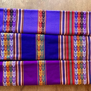 Genuine Andean Aguayo Cloth From Perú - 3'10" X 3'6" (117x106 Cm) - Etsy