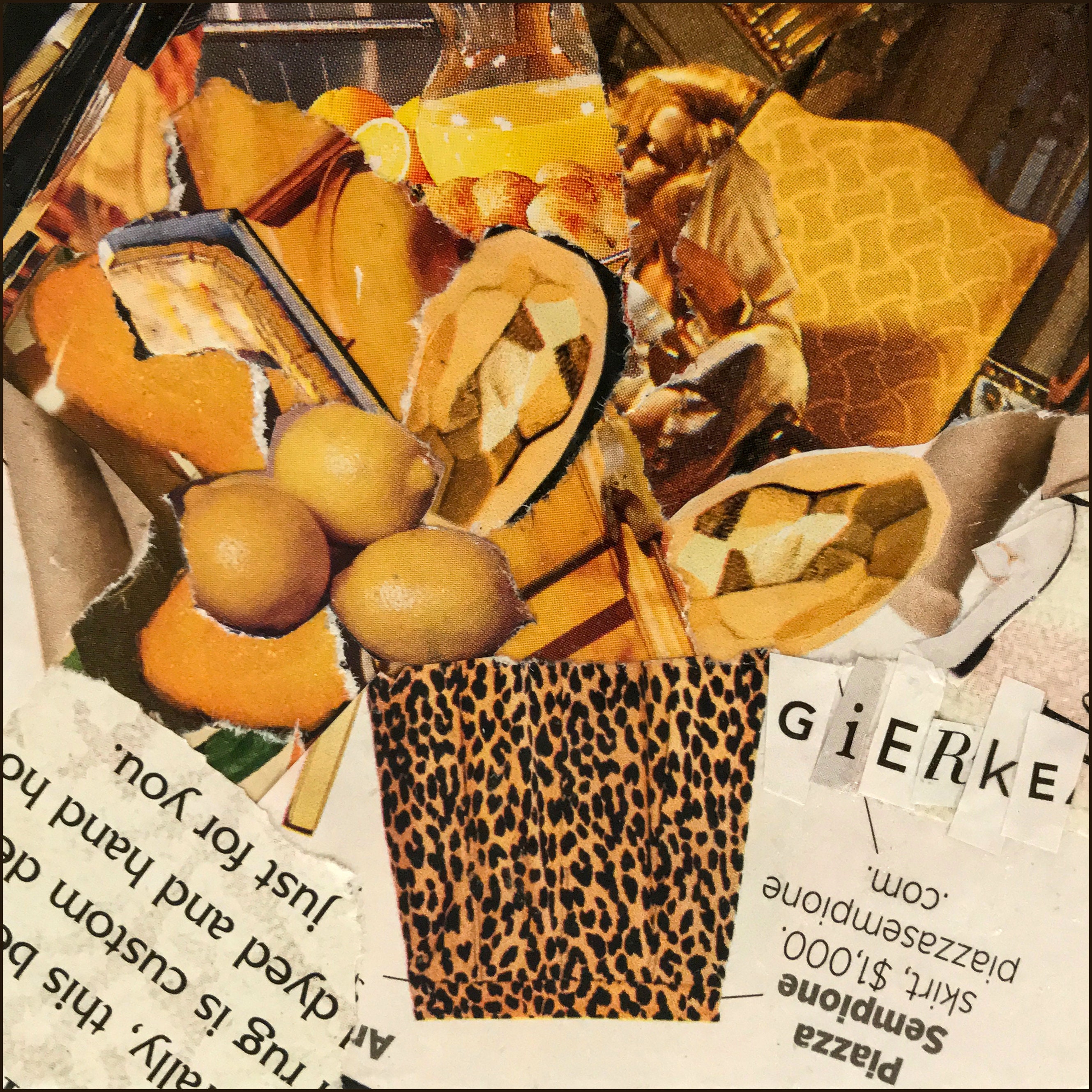 Cupcake Collage Cupcake Art Food Art Collectible Art Dessert Art ...