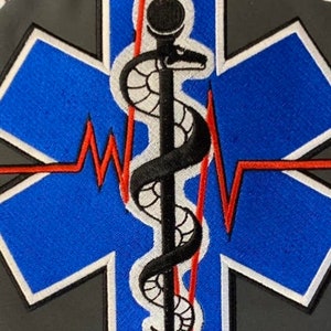 E.M.S. Full Back Embroidery Design - Etsy