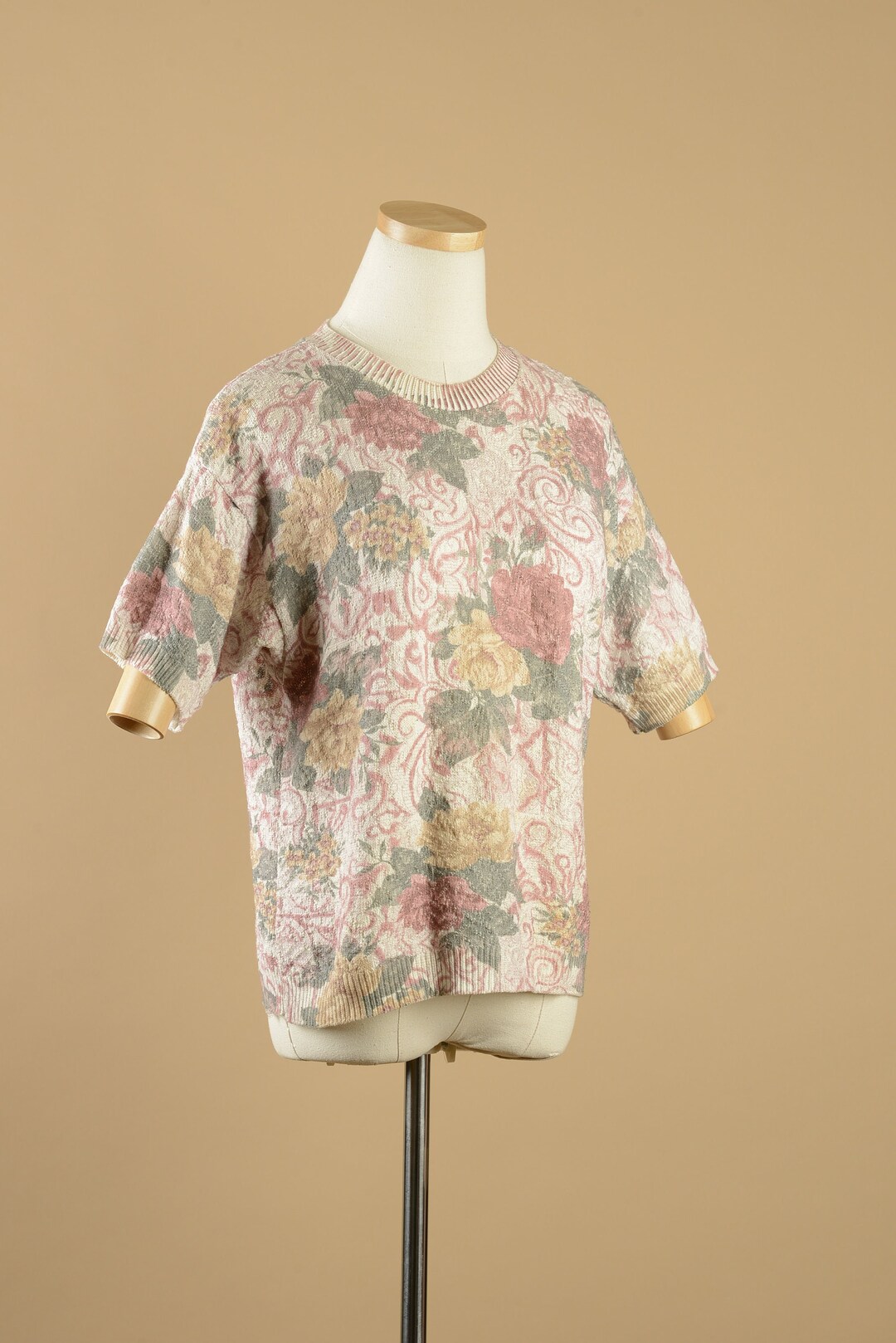 1990s United States Sweaters Floral Sweater - Etsy