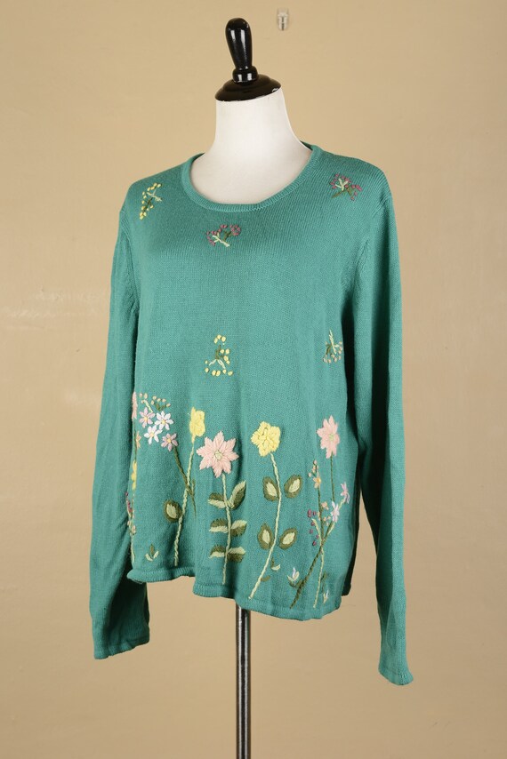 vintage 90s bold green - Gem