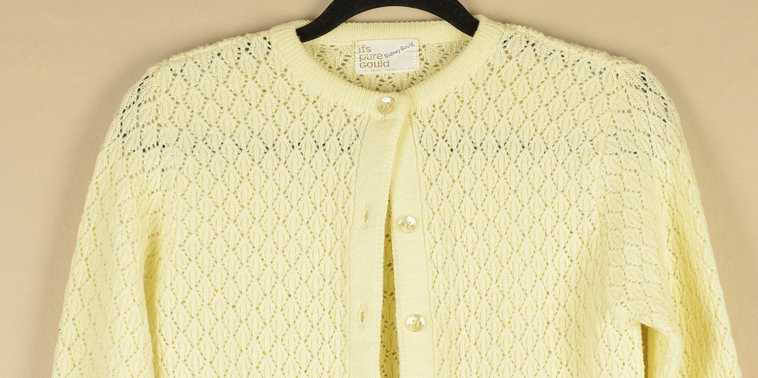 1960s It’s Pure Gould by Sidney Gould Cardigan - Etsy