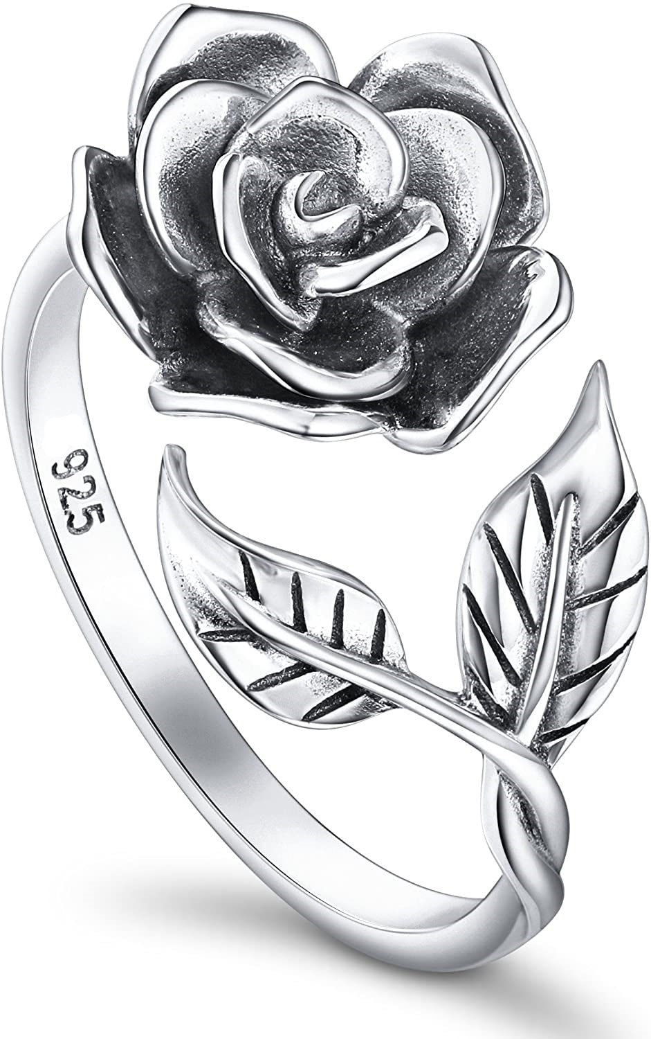 Rose Flower Ring for Women Rose Stands for True Love and Beauty ...