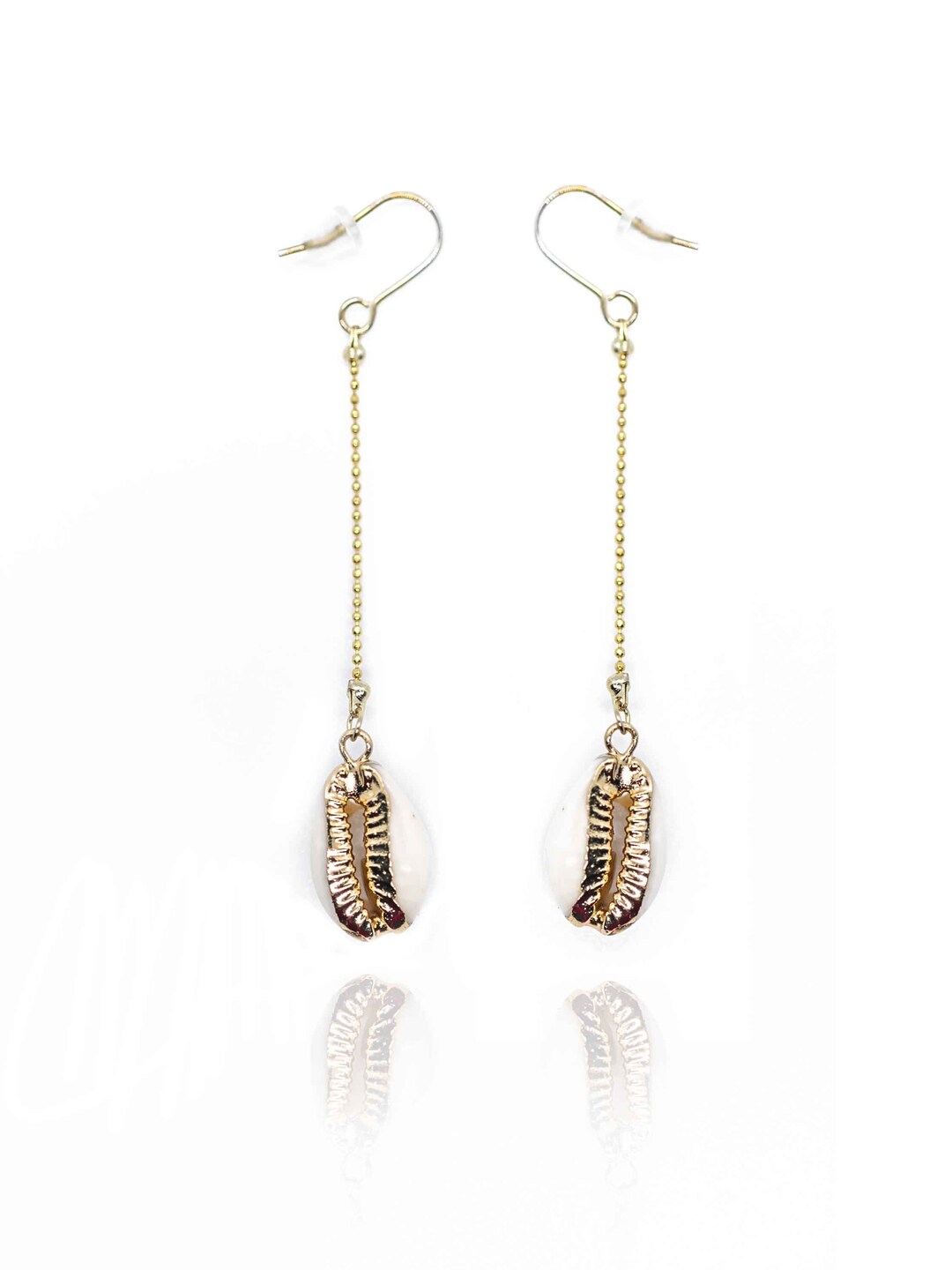 Women Jewelry, Cowrie Shell, 18k Gold Plated, Earrings Kori Earrings - Etsy