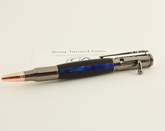 Police Officer Gift Thin Blue Line Bolt Action Pen Honor Our 1st ...
