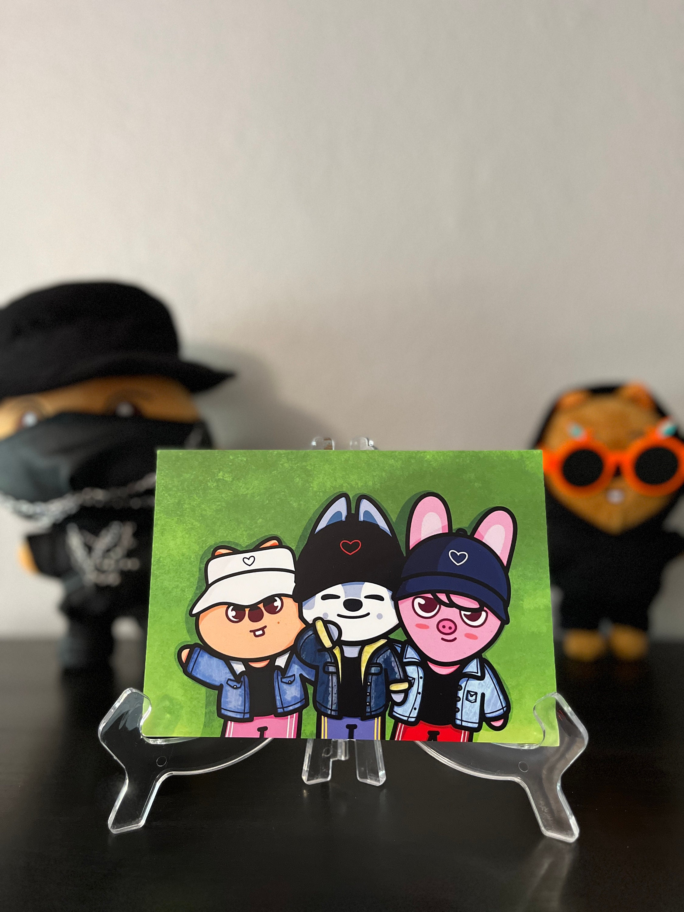 Stray Kids/skzoo Inspired - 3RACHA - HAN Quokka, Wolf Chan, Dwaekki ...