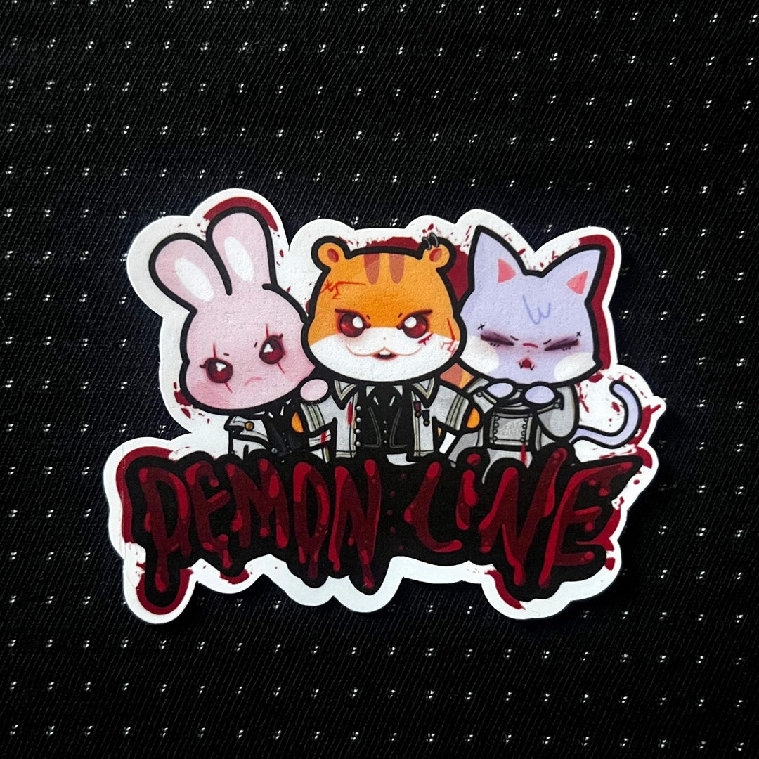 Ateez/aniteez Inspired - DEMON LINE - Hongjoong, Seonghwa, San - Kpop ...