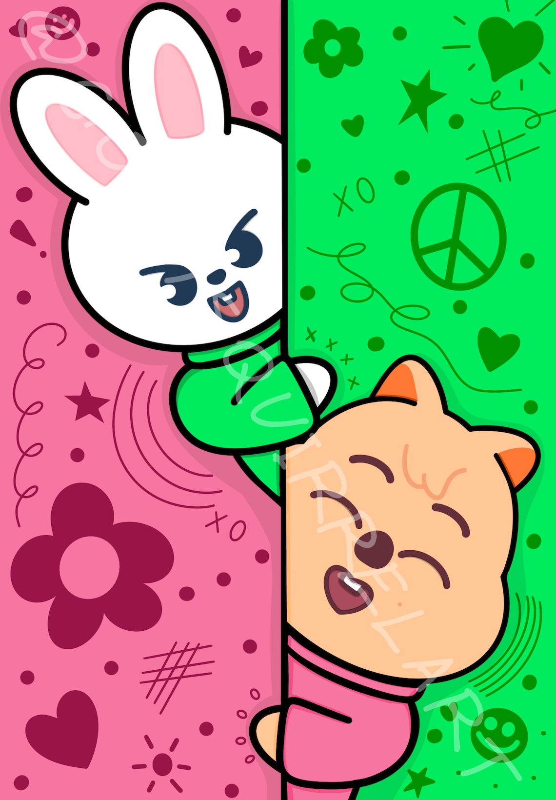 Want so Bad - Leebit, HAN Quokka - Stray Kids / Skzoo - Kpop Fanart ...