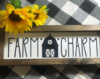 Rustic Farm Sign | Etsy