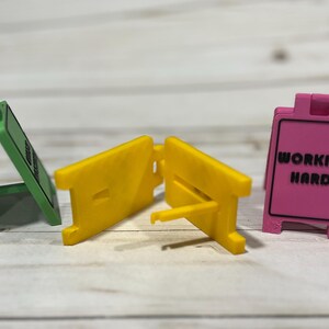 3D Printed Mini Floor Caution Sign|hardly Working Decor|working Hard ...