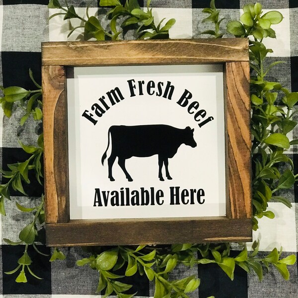 Beef Farm Sign - Etsy