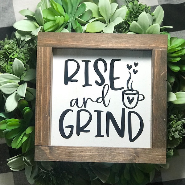 Rise and Grind - Etsy