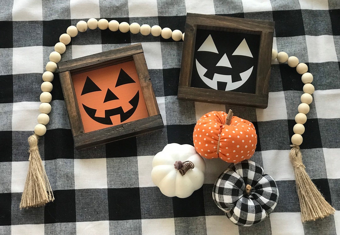 Jack-o-lantern Sign|halloween Decor|pumpkin Sign|happy Halloween|oct.31 ...