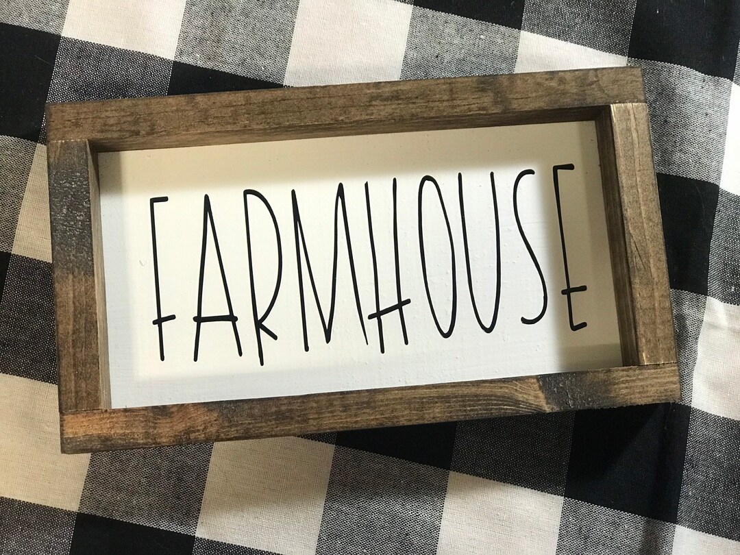 Farmhouse Sign|farmhouse Decor|rustic Sign|rae Dunn Inspired ...
