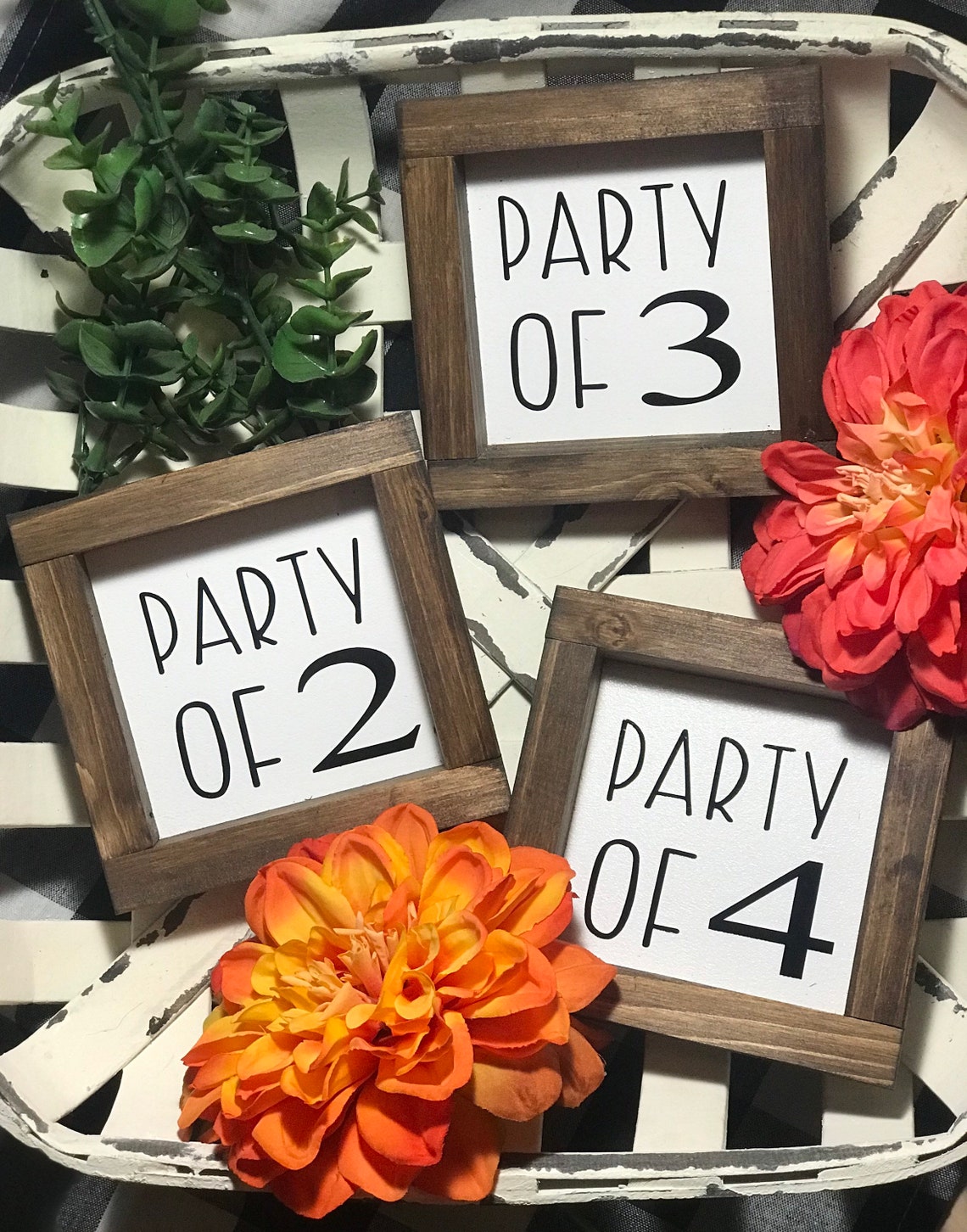 Party of Signfamily Signparty of 2party of 3farmhouse | Etsy