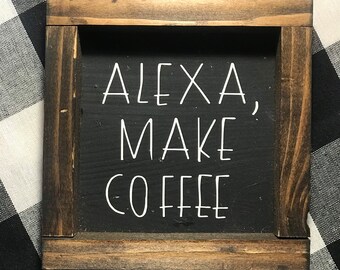Alexa Bar Sign - Etsy