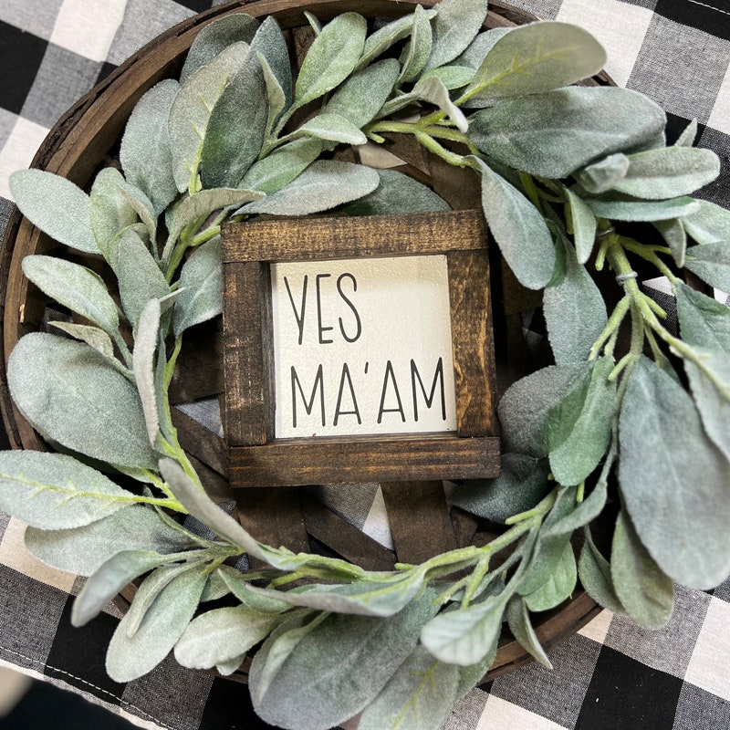 Yes Maam - Etsy