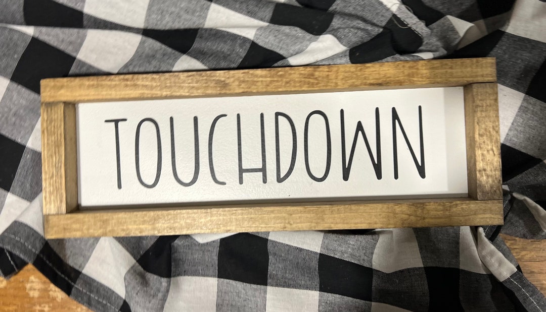 Touchdown Sign|football Decor|sports|wood Sign|dixiefarmdesignsllc - Etsy