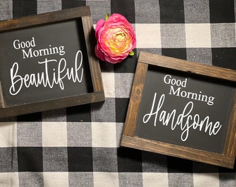 Good Morning Beautiful Sign - Etsy