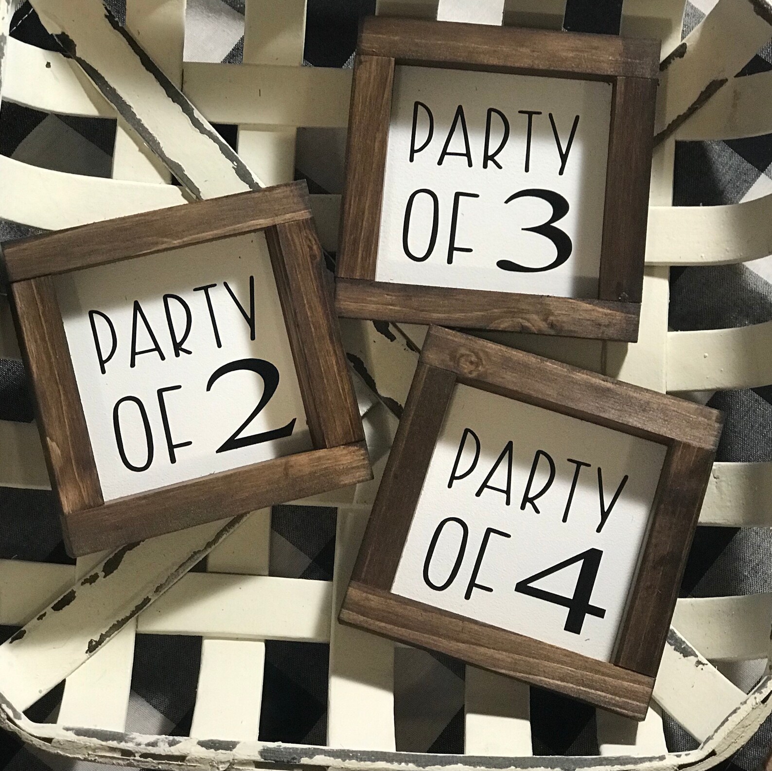 Party of Signfamily Signparty of 2party of 3farmhouse | Etsy