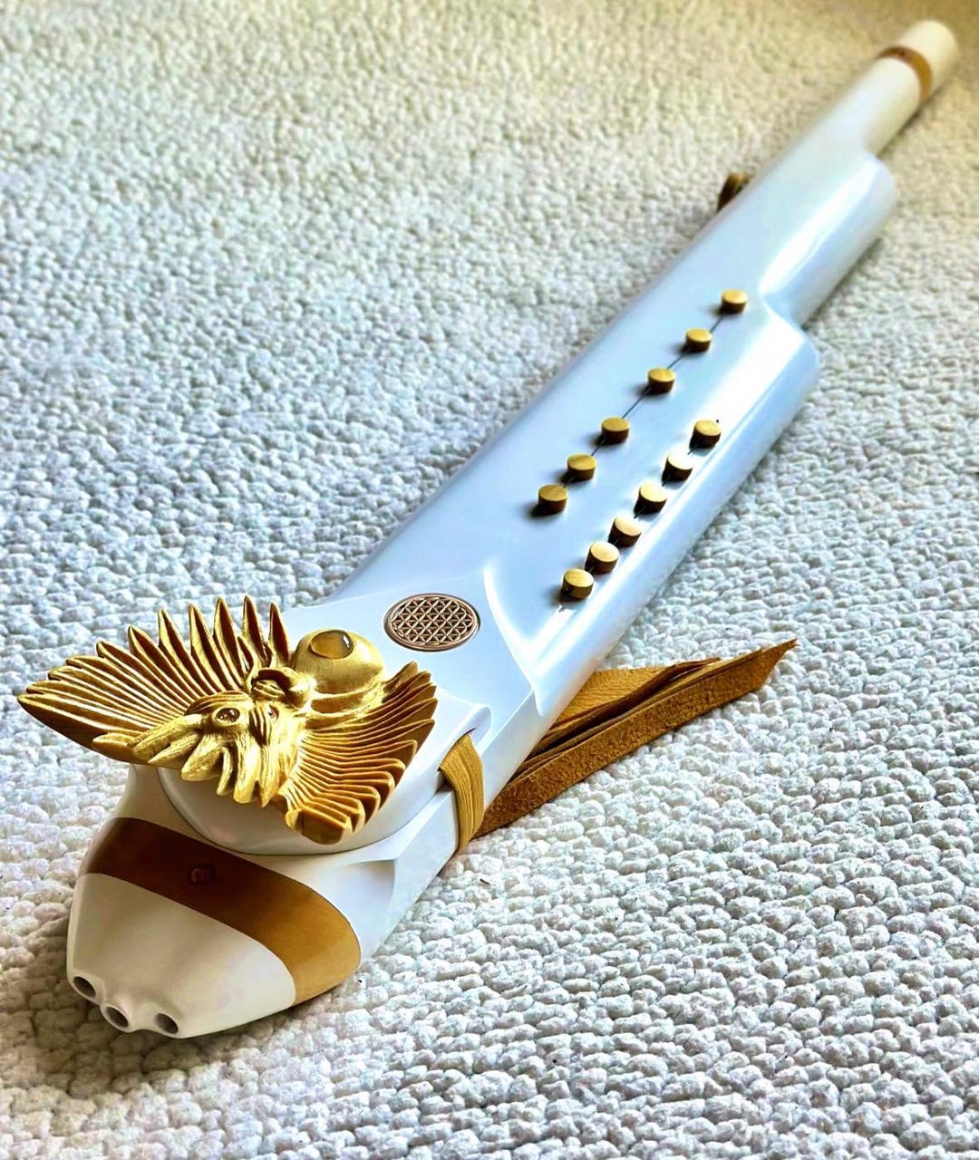 Made to Order - Native American Style -triple Drone Flute - Contra G ...