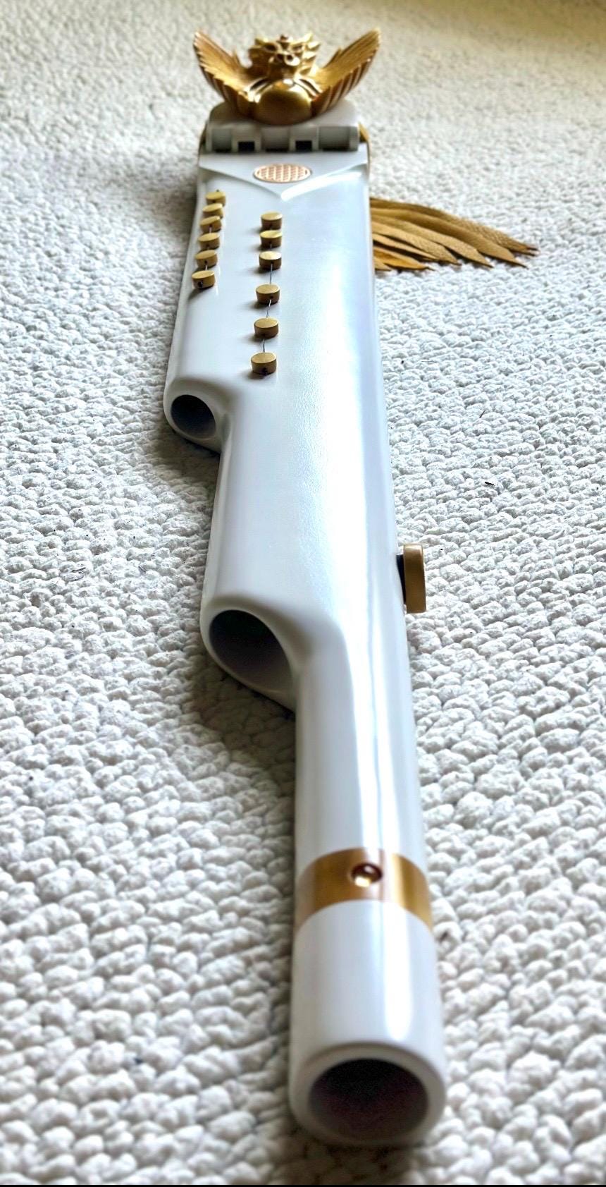 Made to Order - Native American Style -triple Drone Flute - Contra G ...