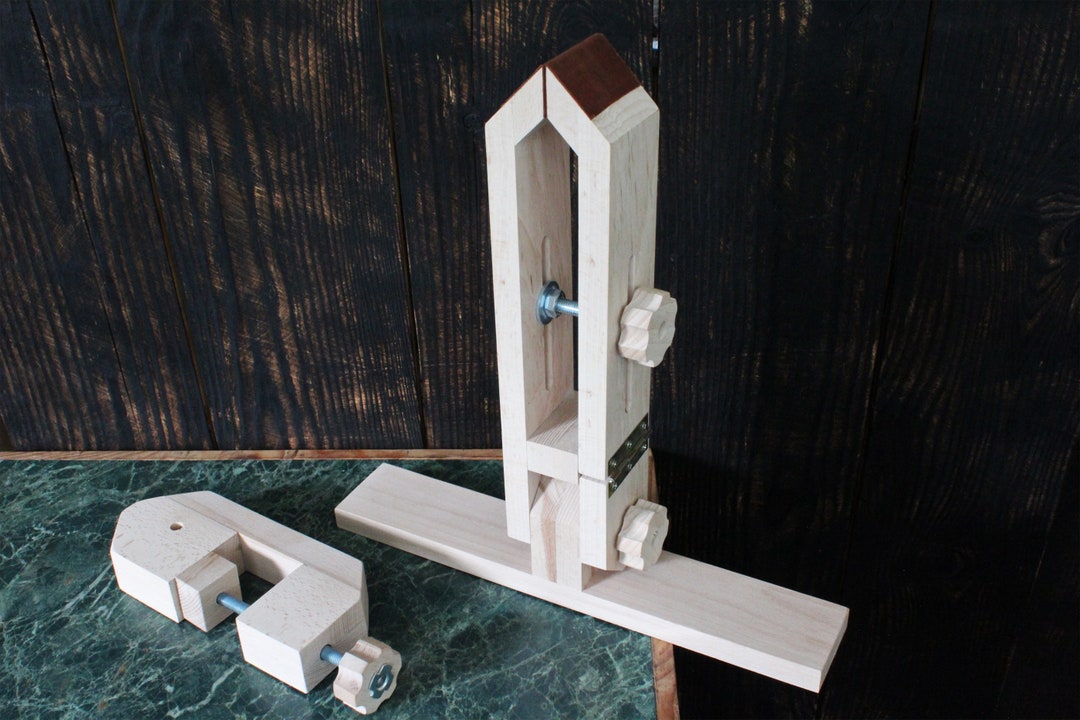 2 in 1 Leather Sewing Lacing Pony, Rotatable Hand Stitching Pony Clamp ...