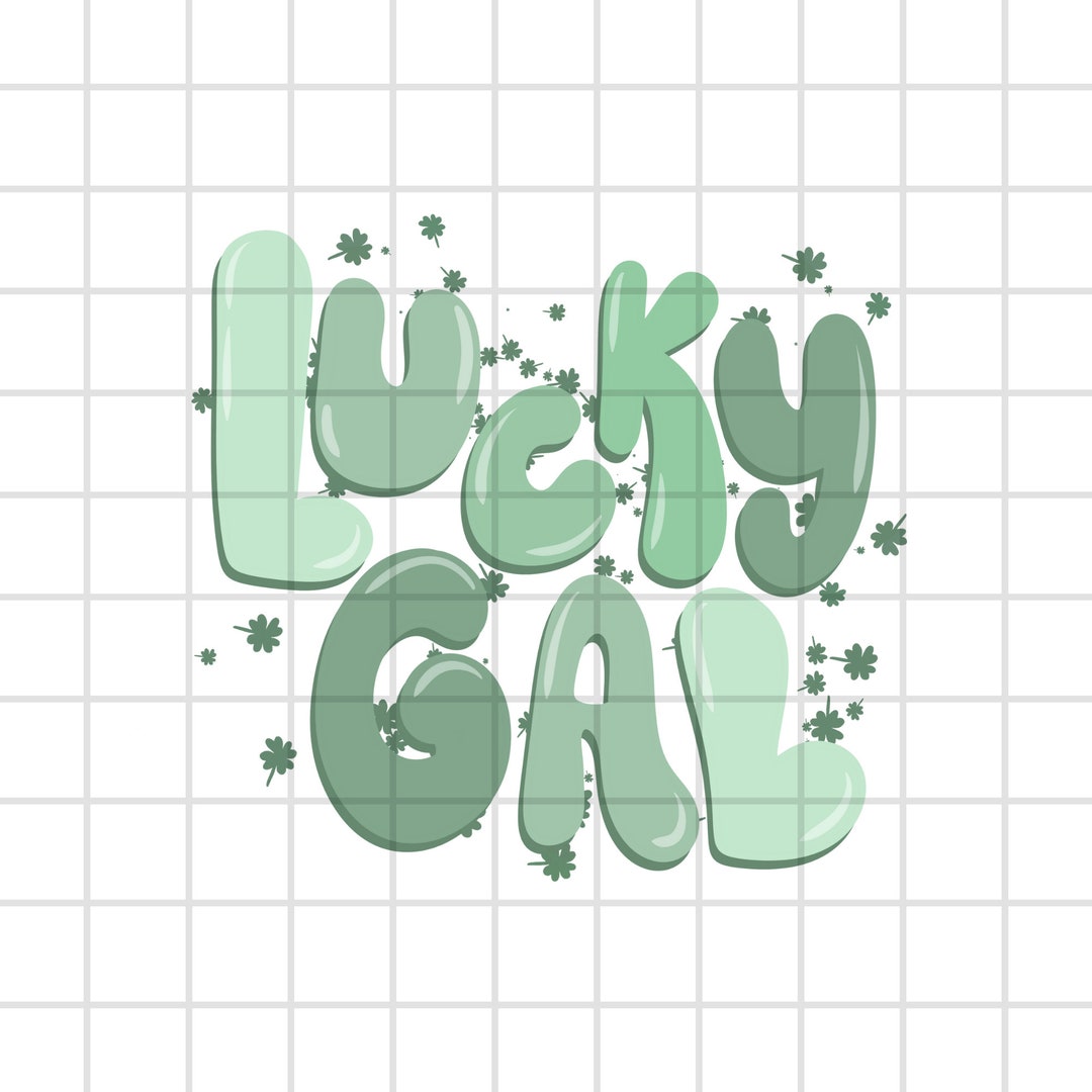Retro Lucky St. Patrick's PNG Design, Girly Retro Lucky PNG Design File ...