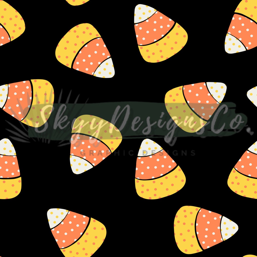 Polka Dot Candy Seamless Pattern for Halloween, Spooky Boys Pattern ...