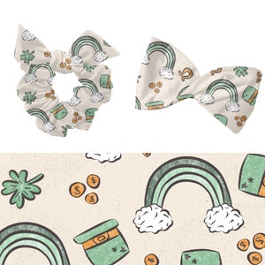 Lucky Rainbows and Clovers Seamless Pattern for St. Patrick's Day, St ...