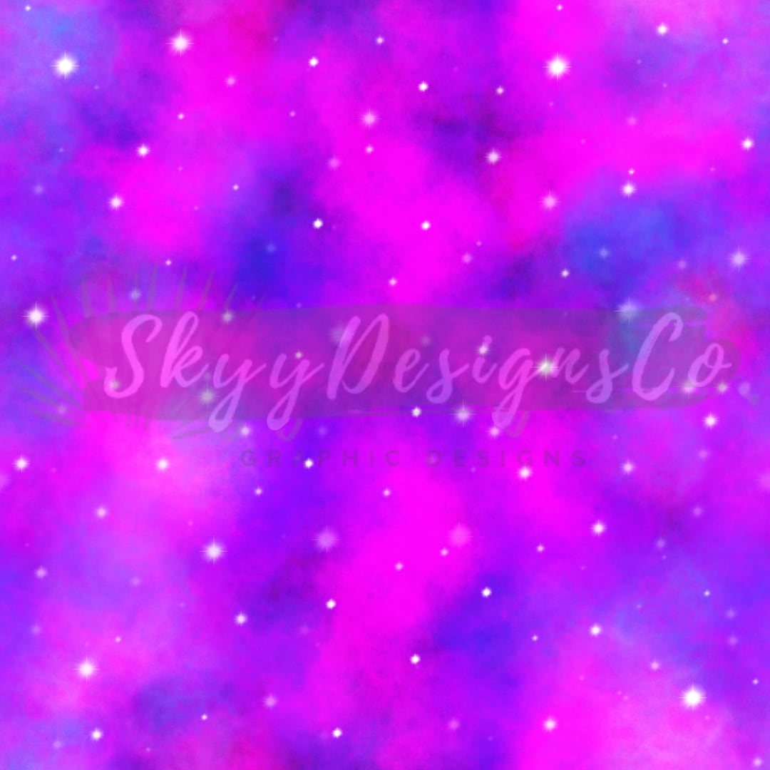 Outer Space Galaxy Digital Seamless Pattern for Fabrics and Wallpapers ...