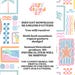Pastel Beach Patchwork Seamless Pattern for Summer, Tropical Stamps ...