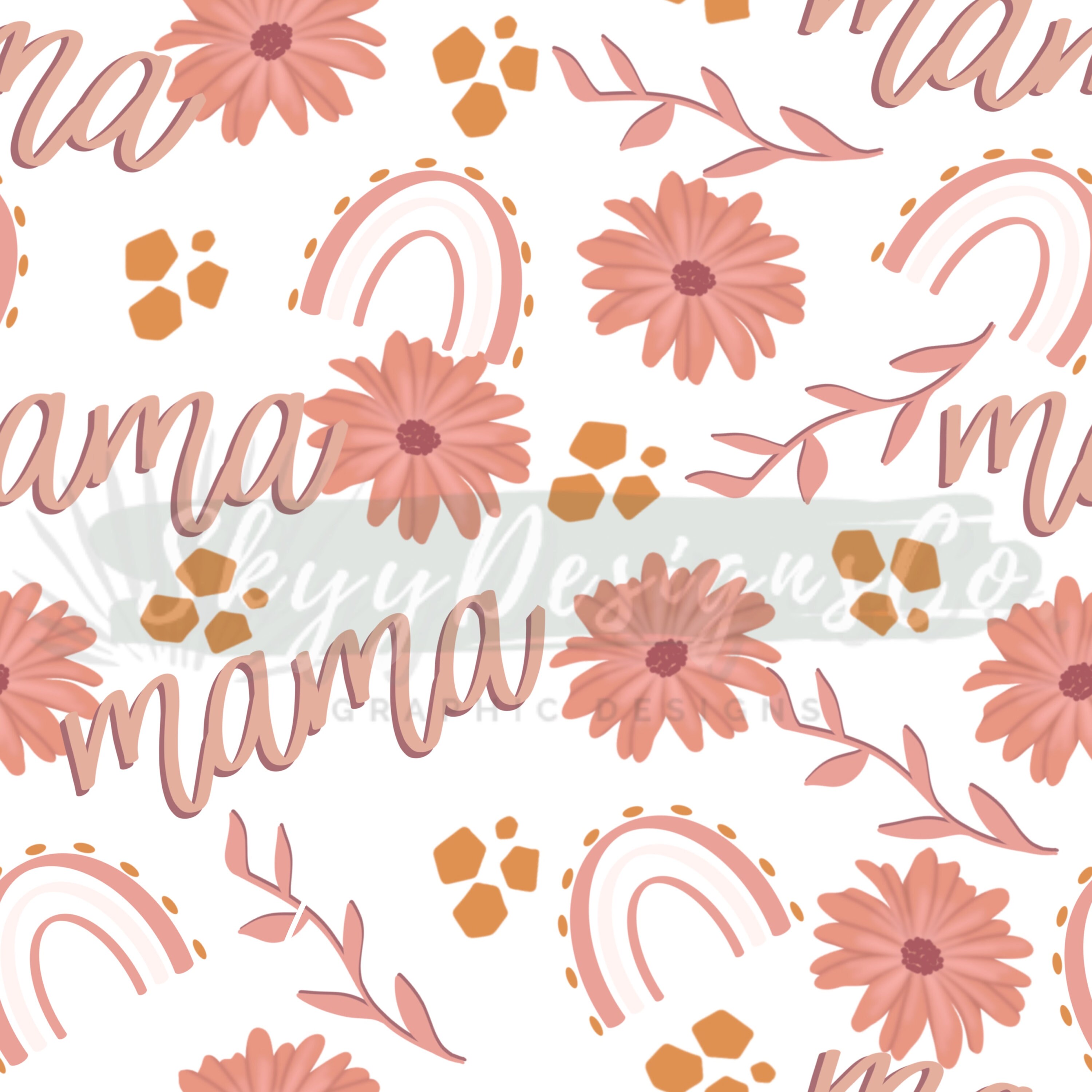 Mama digital seamless pattern for fabrics and wallpapers - Etsy España